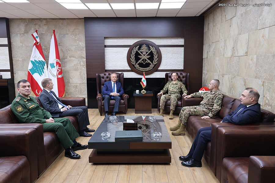 قائد الجيش التقى روداكوف وحاصباني وبحث مع سفير لبنان في الكويت الأوضاع ...